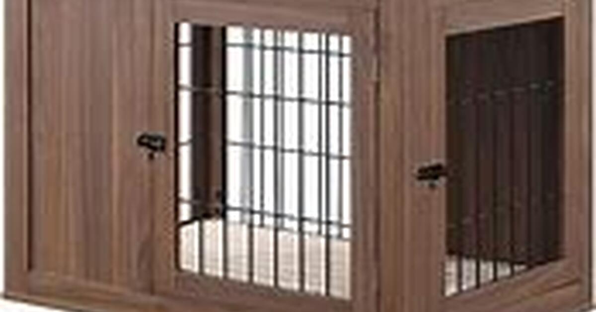 Attractive Walnut Dog Crate - Holiday Special for $160 in Fort Worth ...