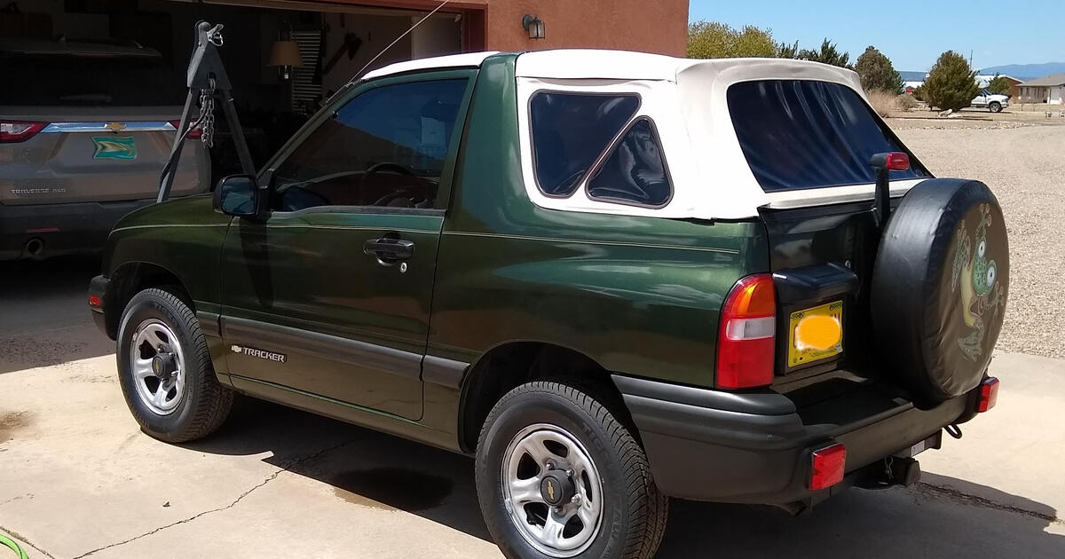 1999 Chevrolet Tracker Base, 2 door, Soft top, 4×4 for $5500 in Green ...