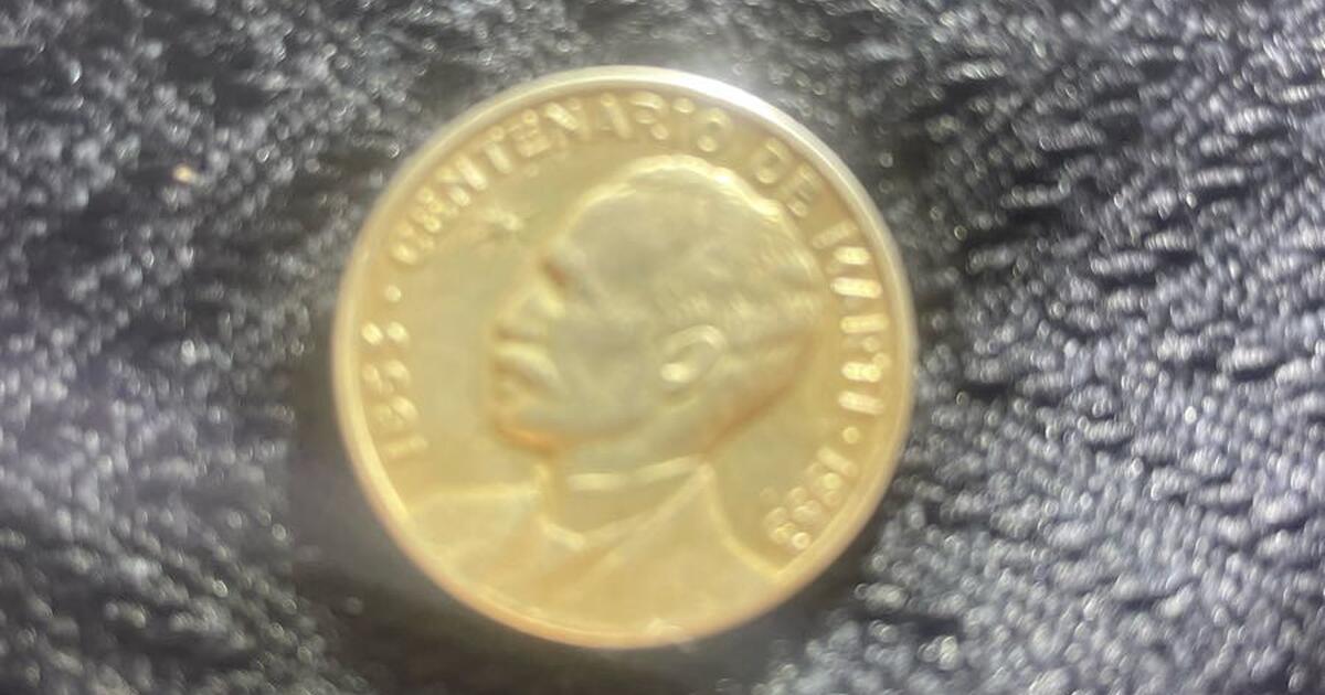Cuban 1853-1953 Centenario De Marti 25 cts Silver Coin for $28 in Santa ...