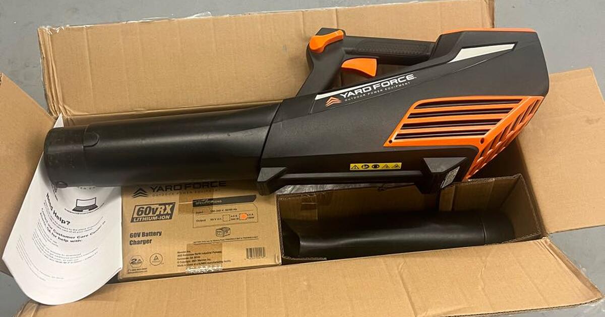 YardForce Cordless Blower/50% Off Retail Price for $89 in Hot Springs ...