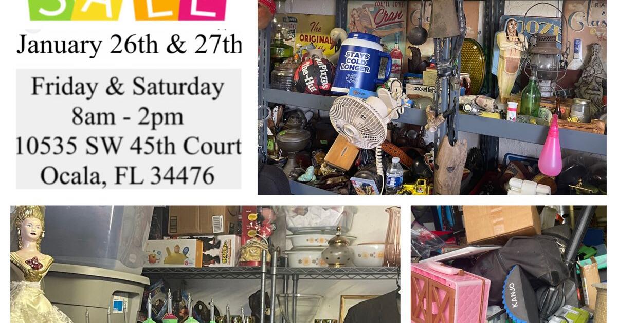 HUGE YARD SALE January 26th 27th Fri Sat 8am-2pm 10535 SW 45th Court Fl ...