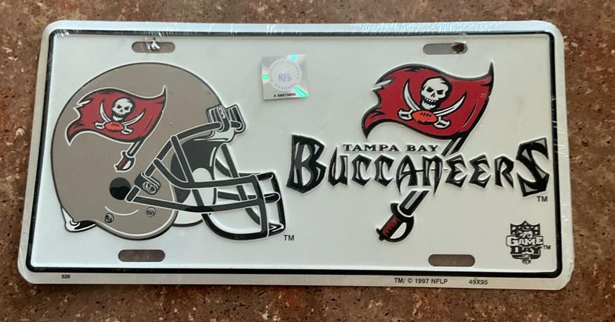 Vintage Tampa Bay Buccaneers License Plate for $30 in Gurnee, IL | For ...