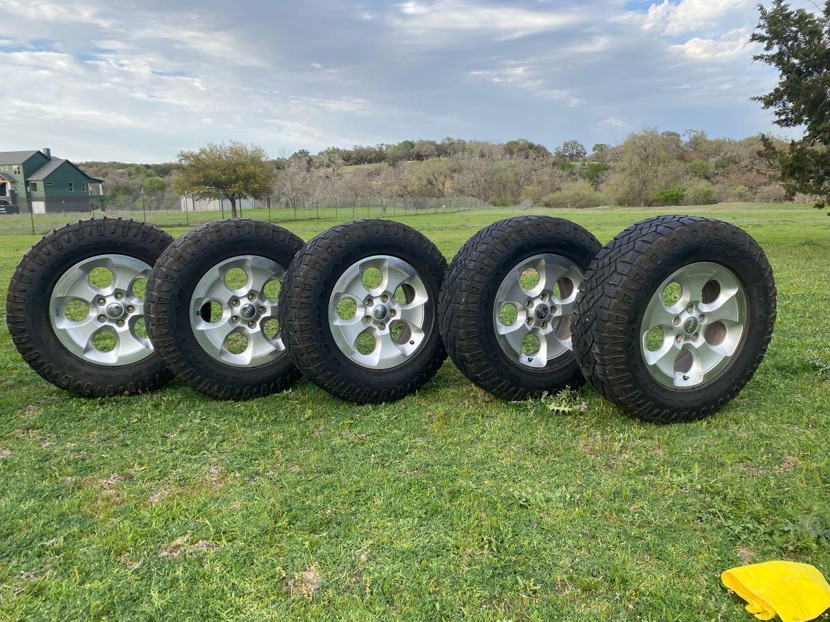 Tires and wheels 275/65/R18 Goodyear Wrangler Duratrac for $400 in ...