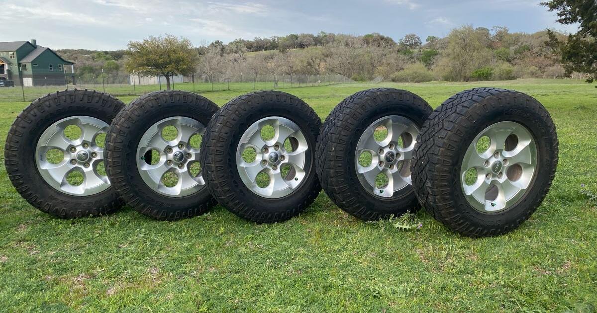Tires and wheels 275/65/R18 Goodyear Wrangler Duratrac for $400 in ...