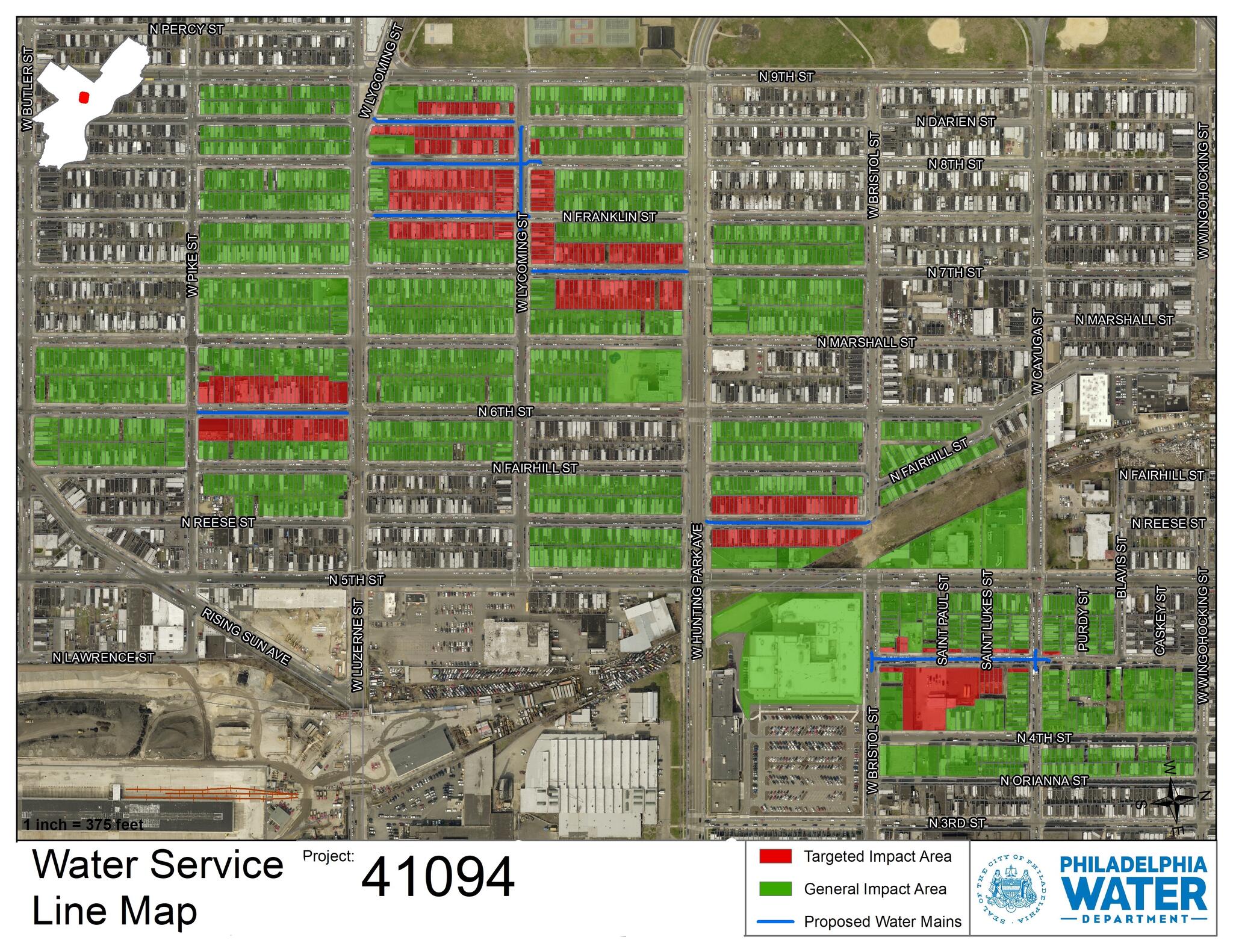 Water Department construction project starting in Hunting Park ...