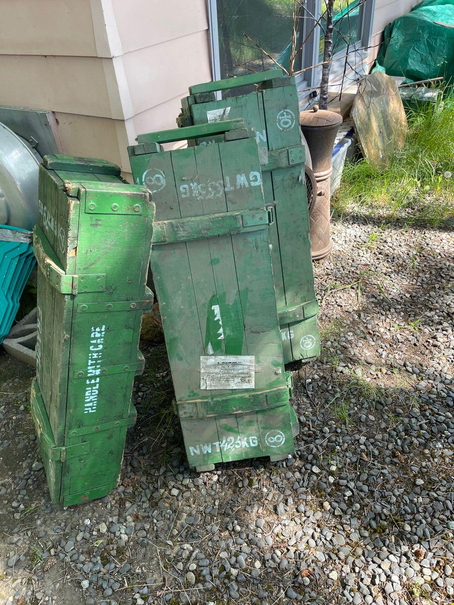 Vintage Artillery Boxes $ Halogen Light for $20 in Anchorage, AK | For ...
