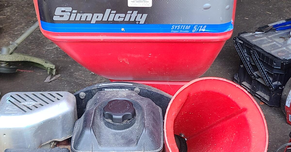 Simplicity System 514 Chipper Shredder for $250 in Halifax, MA | For ...