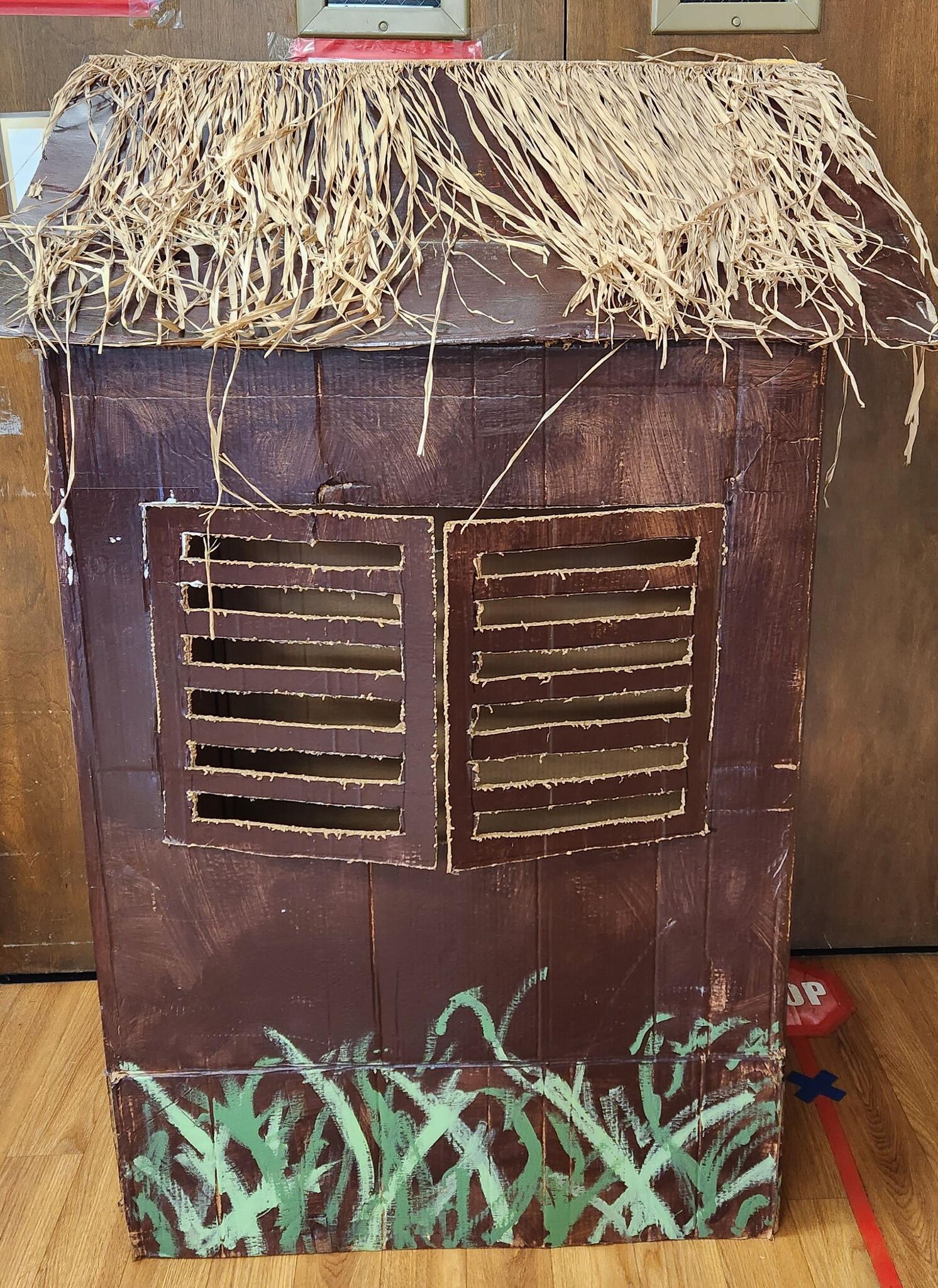 Cardboard Shack/Hut with Grass Roof for Free in Gaithersburg, MD | For ...
