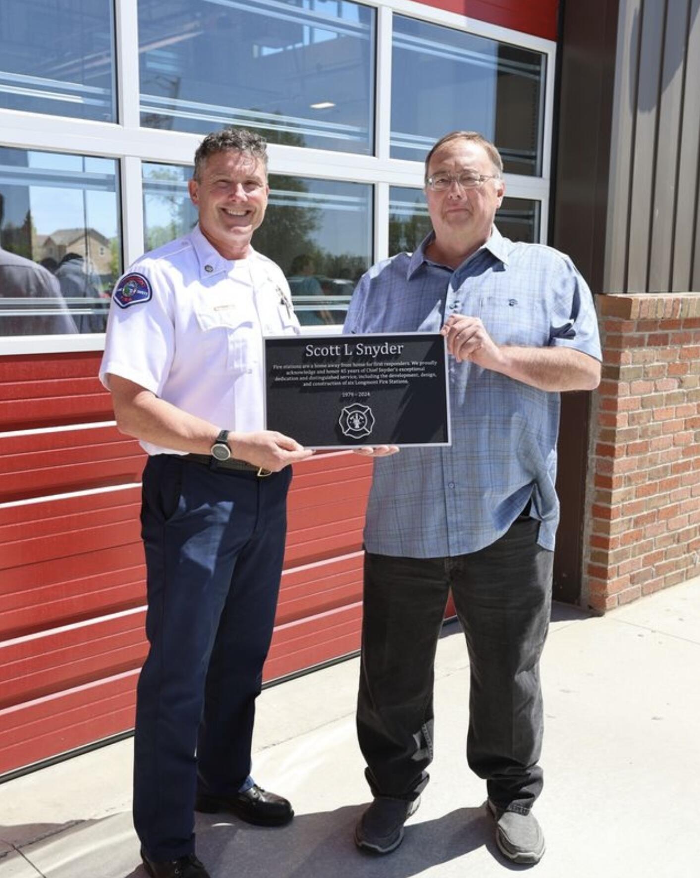 Longmont Public Safety honored Scott Snyder, retired Assistant Fire ... Longmont Public Safety honored Scott Snyder, retired Assistant Fire ...