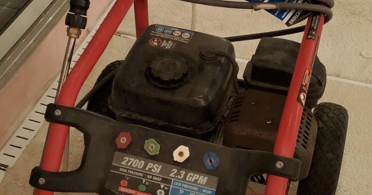 Homelite 2700psi power washer for Free in Weeki Wachee, FL | For Sale ...