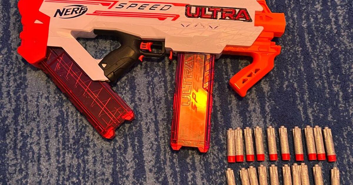 Nerf Speed Ultra motorized Nerf gun for $30 in Plymouth, MN | For Sale & Free — Nextdoor