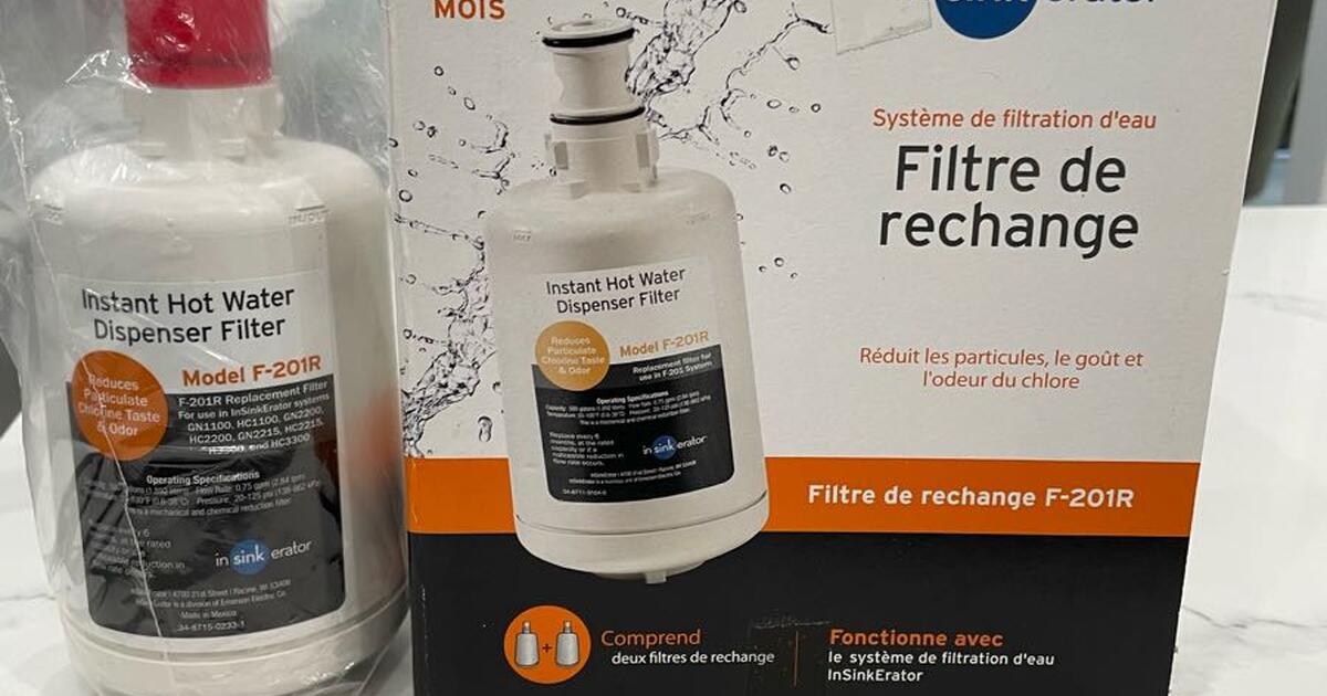 InSinkErator Instant Hot Water Dispenser Filter F-201R for Free in New ...