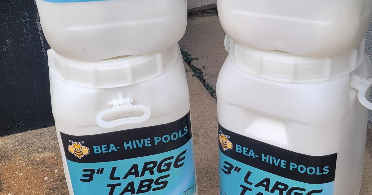 50lb Chlorine Tabs 125$ for $125 in Tomball, TX | For Sale & Free ...