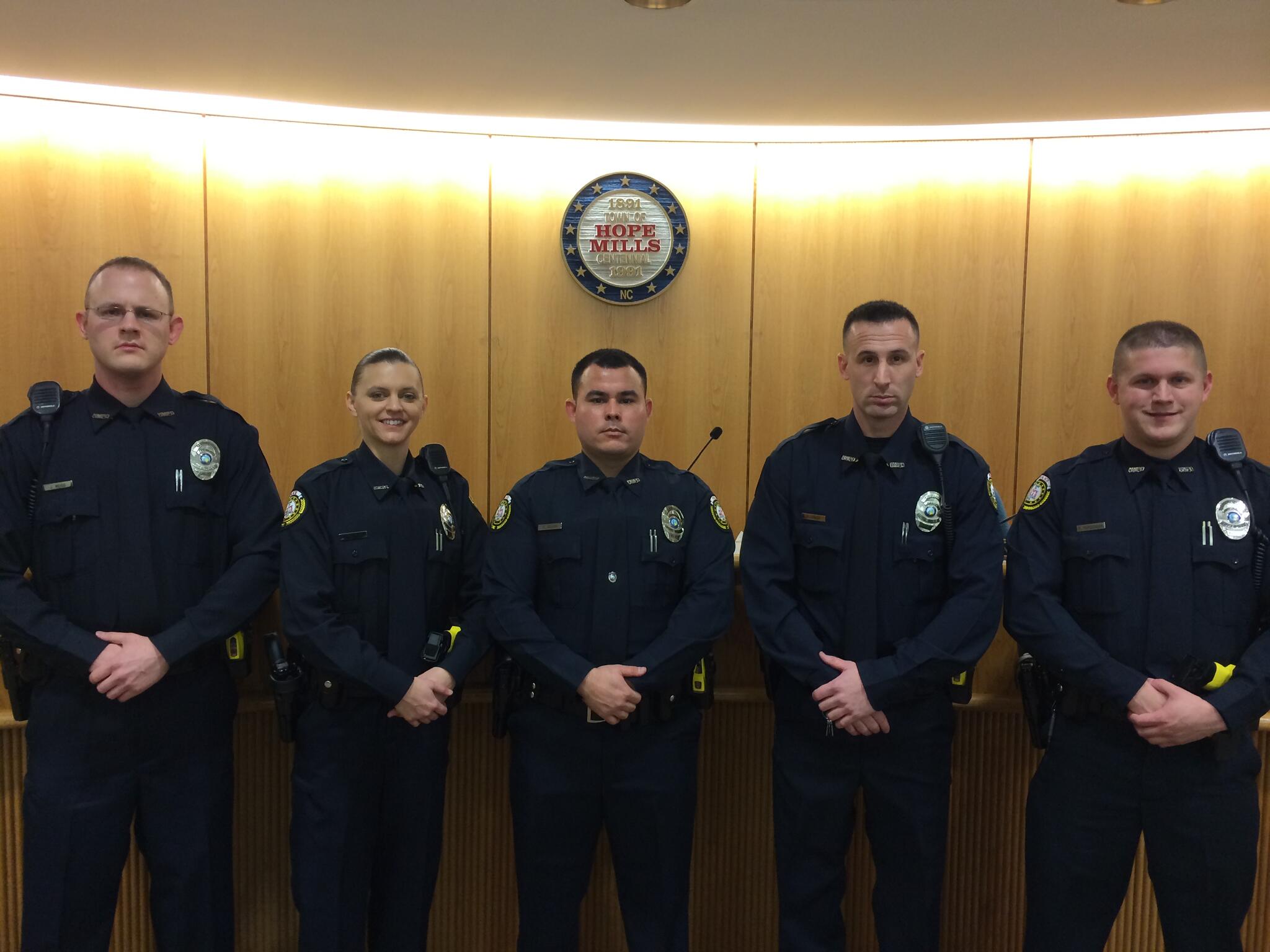 The Hope Mills Police Department welcomes new Officers (Hope Mills ...