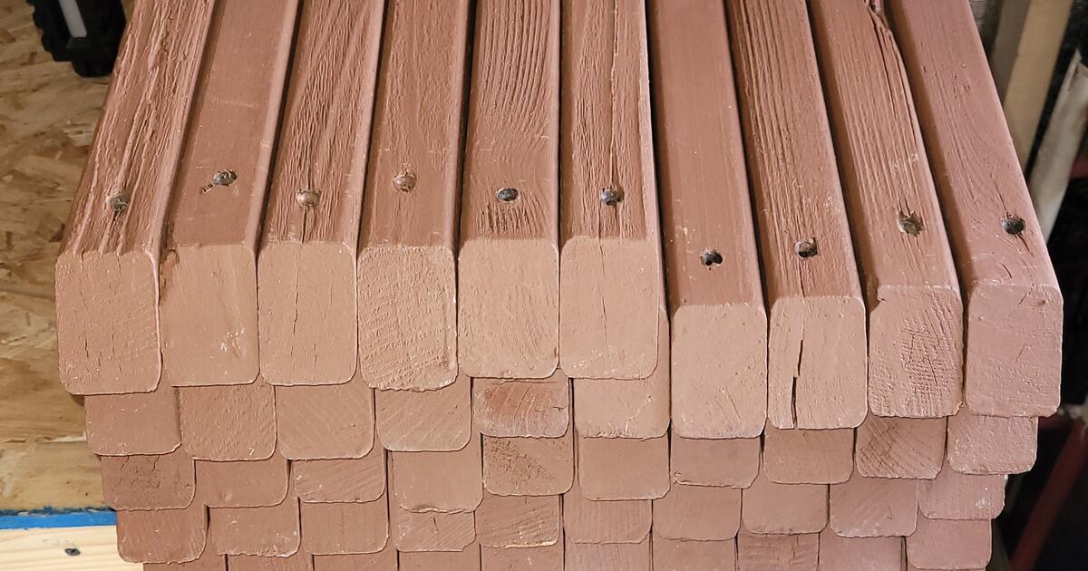 2x2 Redwood Deck Spindles for Free in Conifer, CO | Finds — Nextdoor