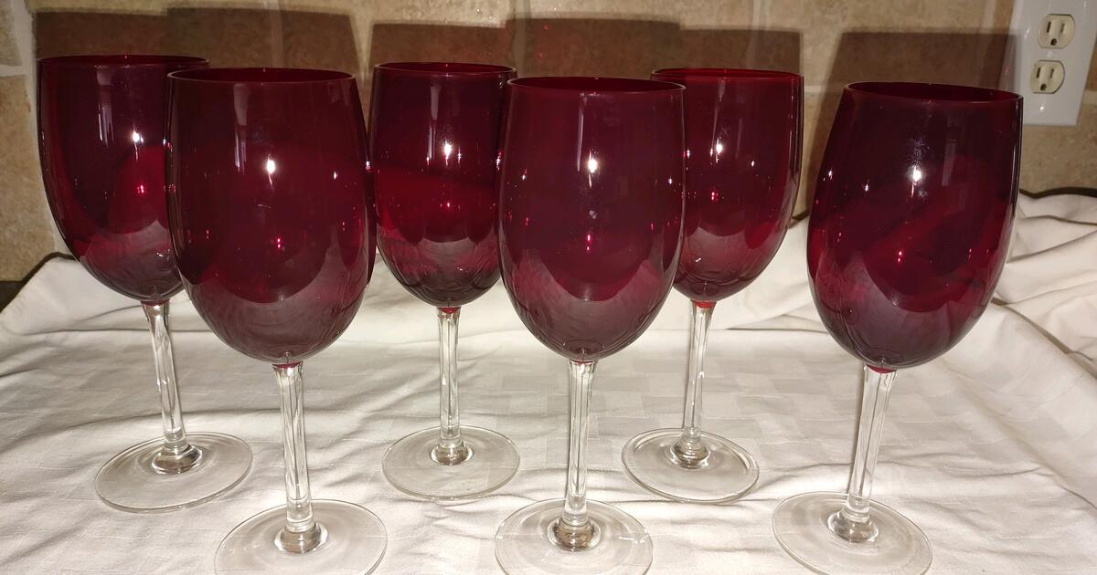 Red Wine Goblets for $10 in Georgetown, TX | For Sale & Free — Nextdoor