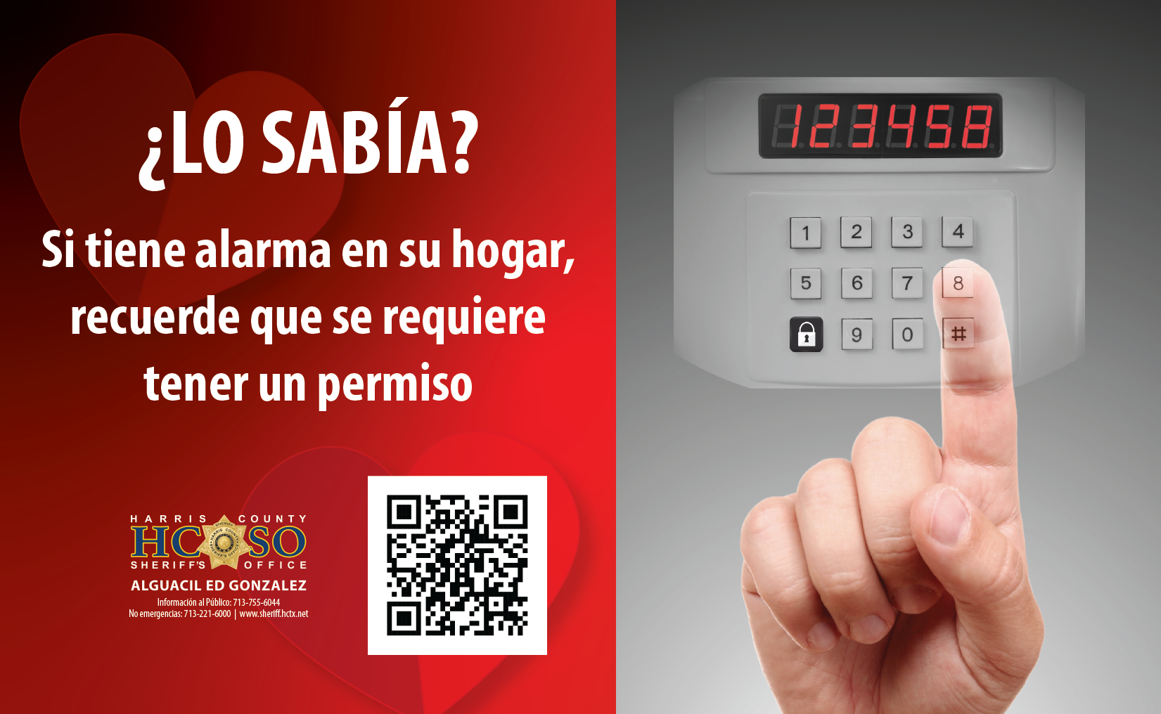 If you have an alarm system in unincorporated Harris County, an alarm ...