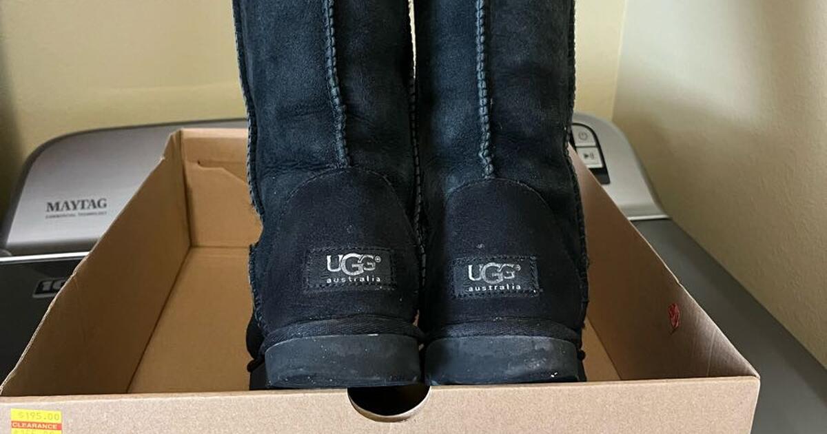 Tall black uggs: women shoes for $50 in Pleasant Prairie, WI | For Sale ...