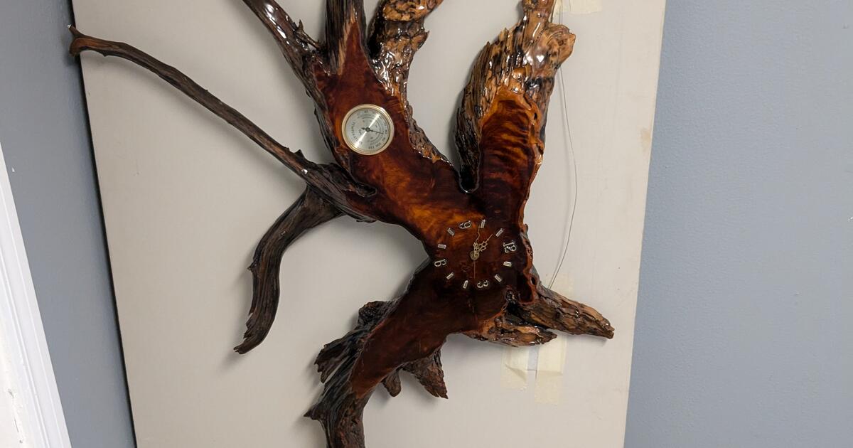 Unique Cypress Tree Root Clock. for $50 in Lutz, FL | For Sale & Free ...
