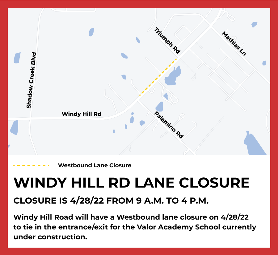 Windy Hill Road Lane Closure (City of Kyle) — Nextdoor — Nextdoor