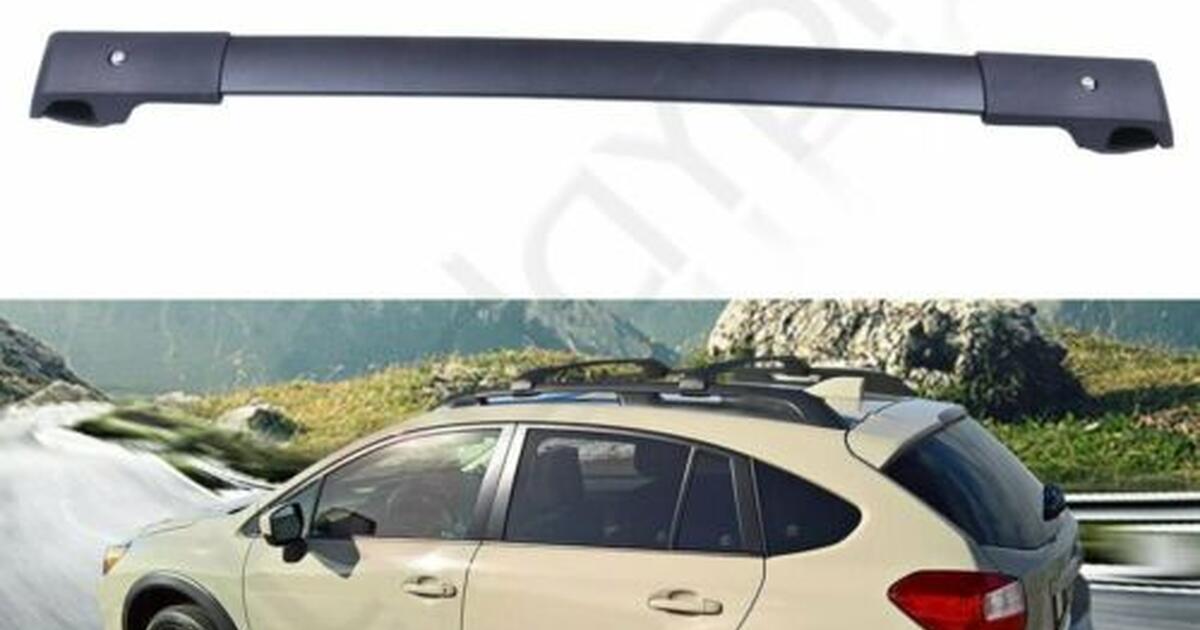 For 2018-2021 Subaru Outback/Crosstrek Aero-Style Black Roof Rack Cross ...