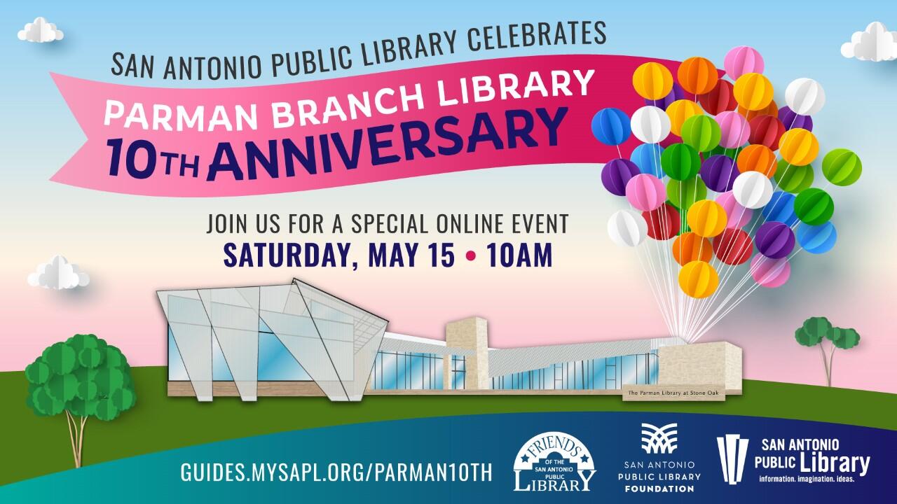 Parman Branch Library to celebrate 10 years of service (City of San ...