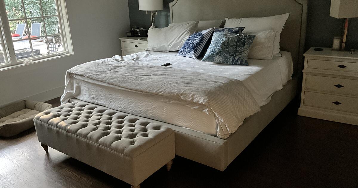 King Size Bed with Bench, chair and ottoman for Free in Austin, TX ...