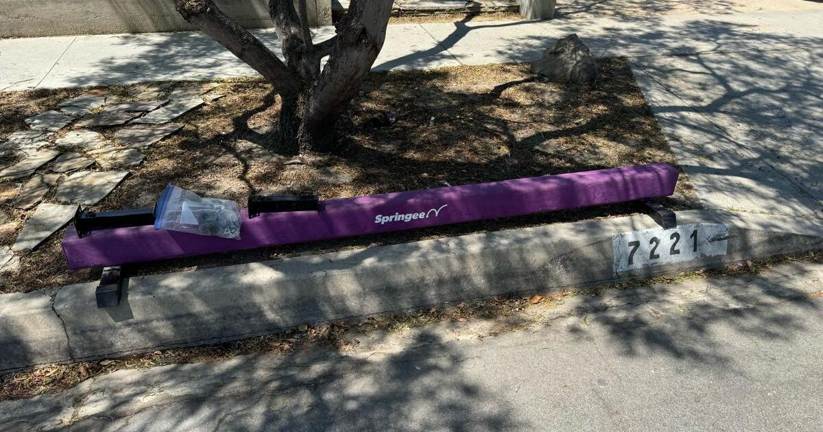CURB ALERT - Gymnastics Balance Beam for Free in Long Beach, CA | For ...