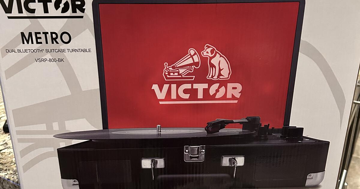 New in Box Victor record player for $40 in Marana, AZ | For Sale & Free — Nextdoor
