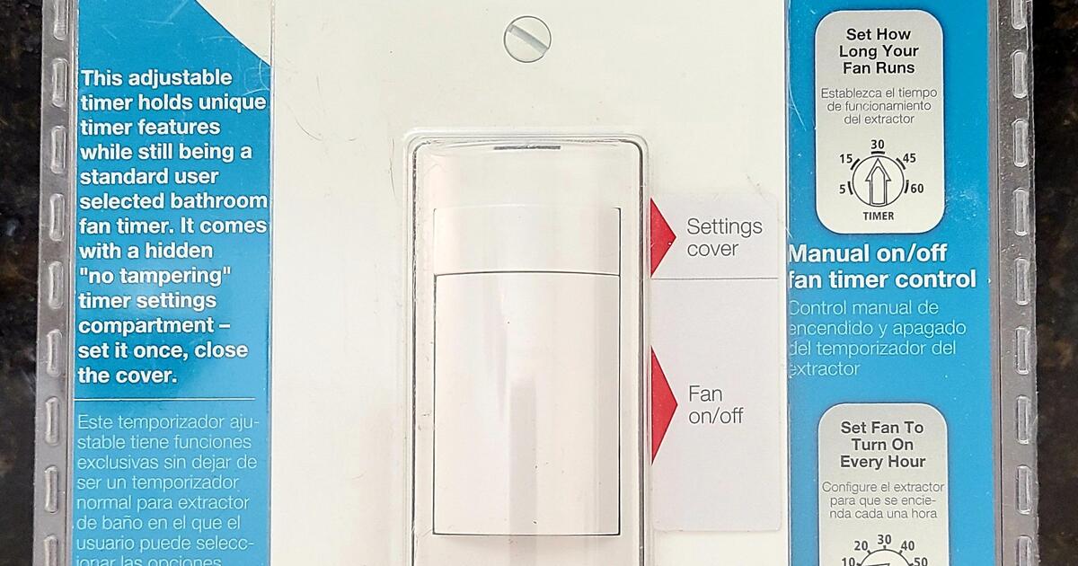 Brand New DewStop FS-850 Adjustable Bath Fan Timer for $15 in Aurora ...
