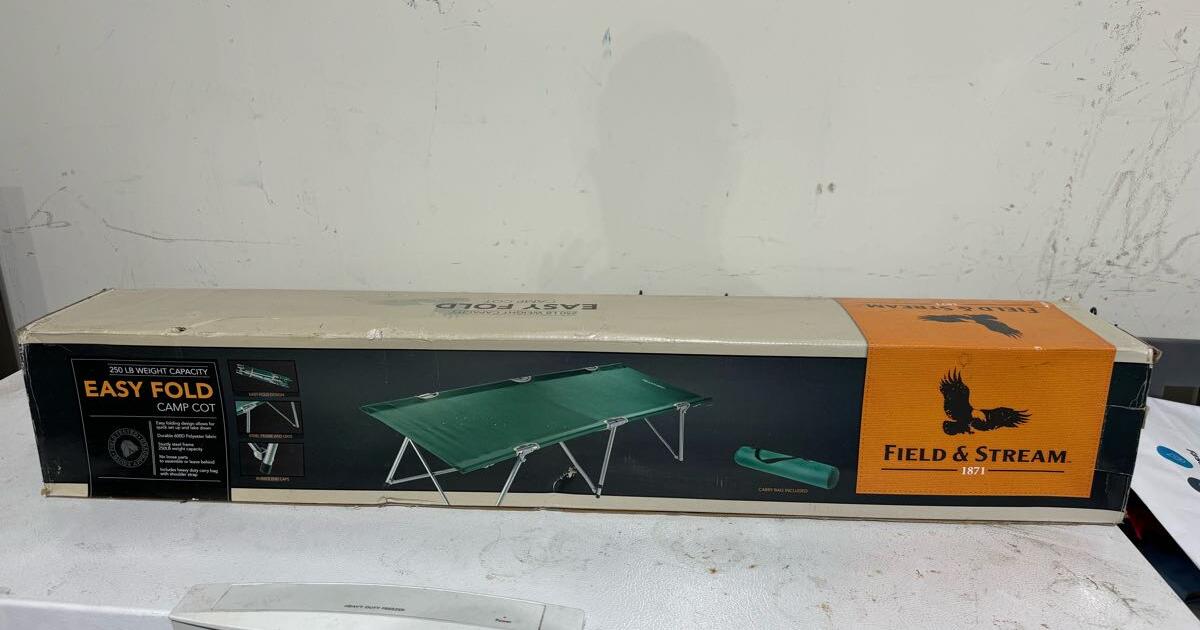 Field and Stream Camping Cot $40 obo for $20 in McHenry, IL | For Sale ...