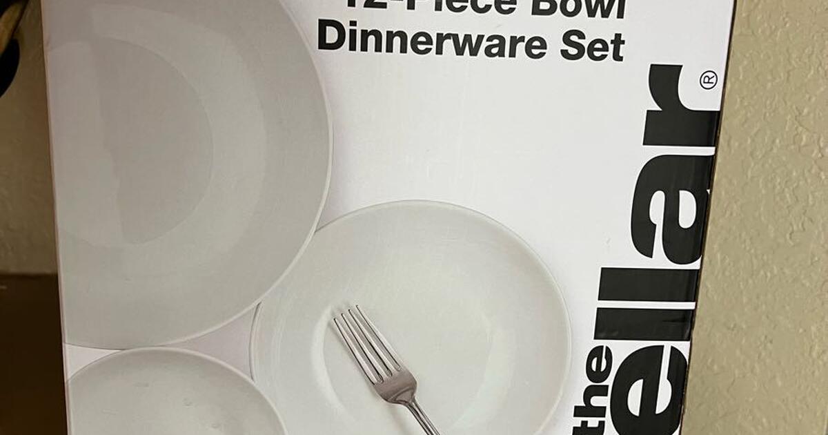 The cellar collection 12-Piece Bowl Dinnerware Set for $39 in Las ...