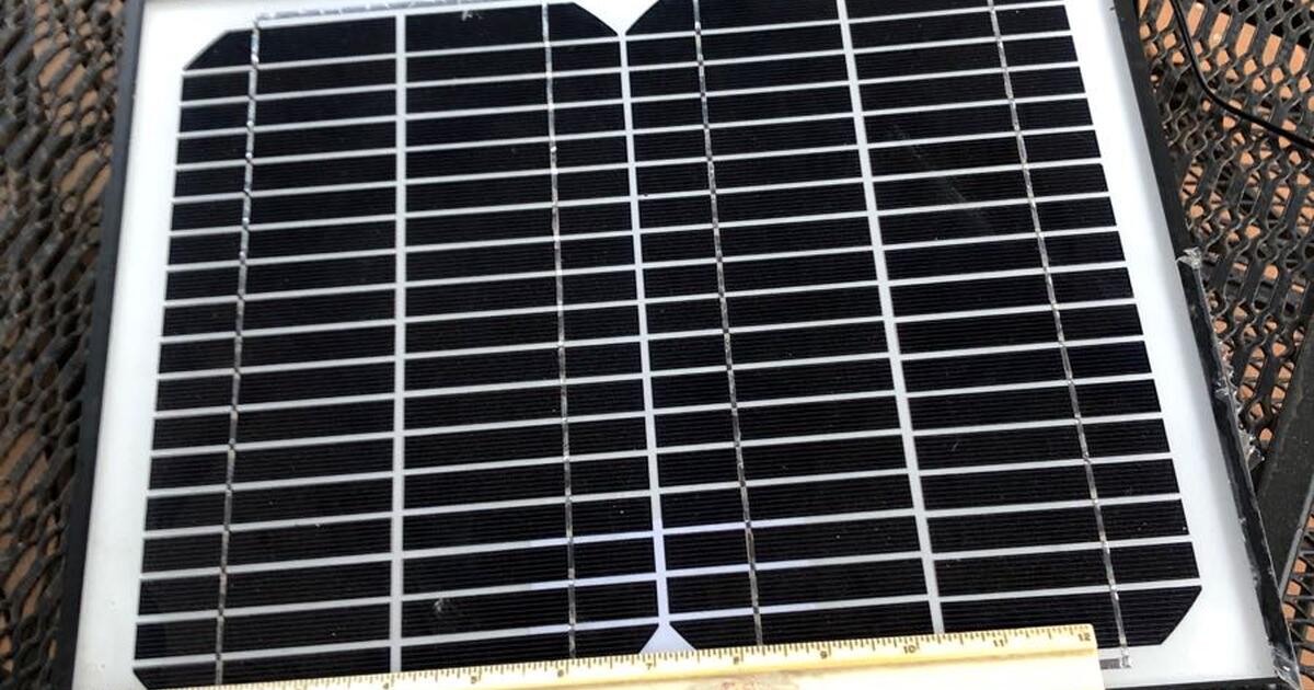 36 volt solar panel. for $10 in Sebring, FL | For Sale & Free — Nextdoor