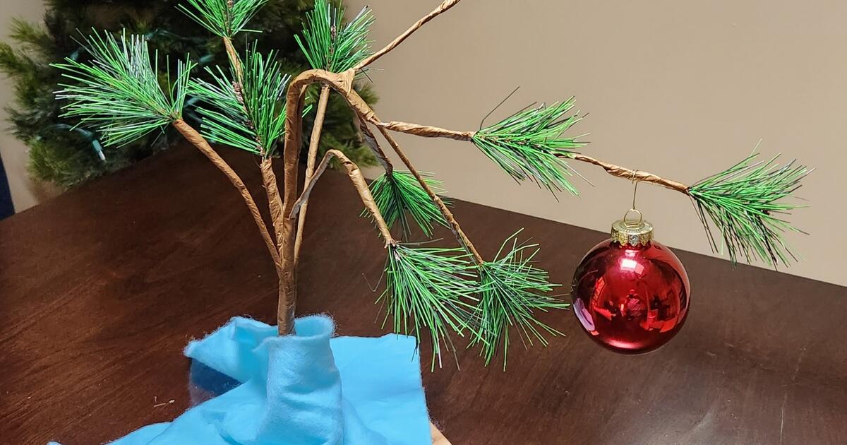 Charlie Brown 18" Artificial Christmas Tree from the Classic Christmas ...