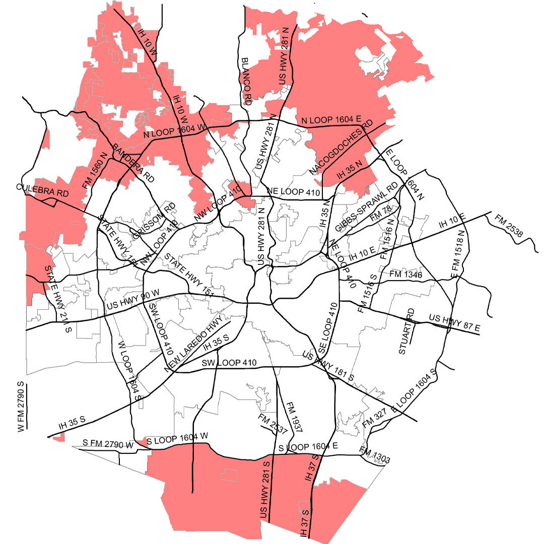 Water Outage Map (2/17/2021) - Mapa de áreas sin agua (San Antonio ...