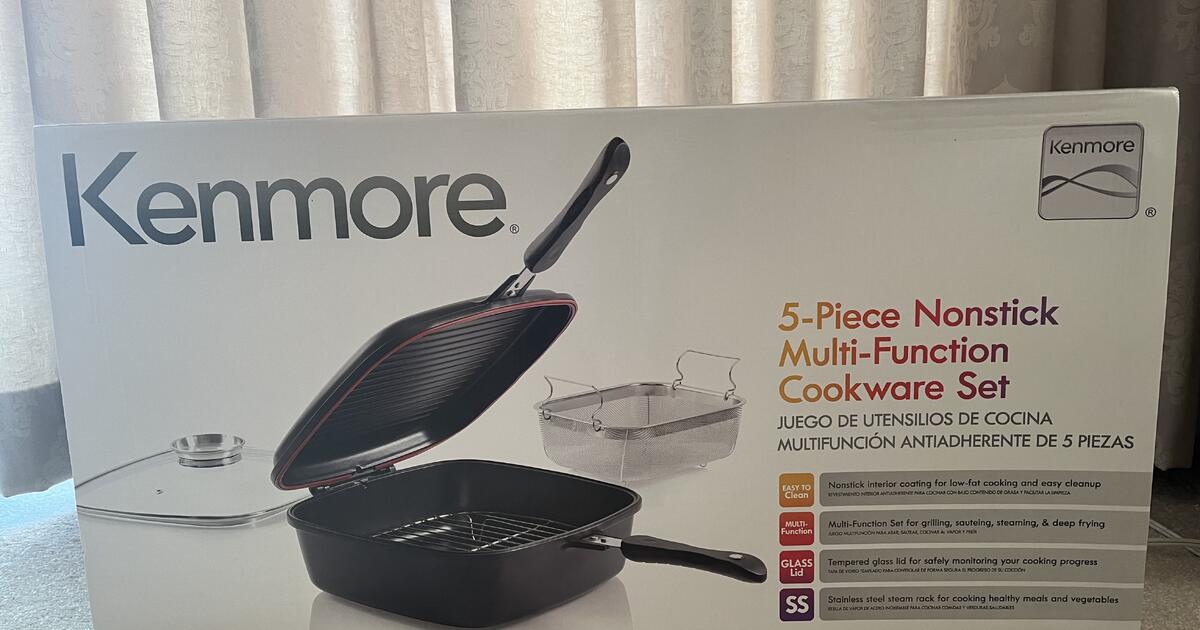 Brand-new Kenmore 5-Piece Nonstick Multi Function Stainless Steel ...