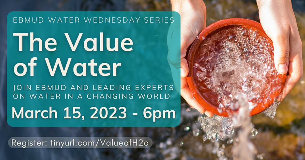 REMINDER: Water Wednesday - The Value of Water is in 2 days on 3/15/23 ...