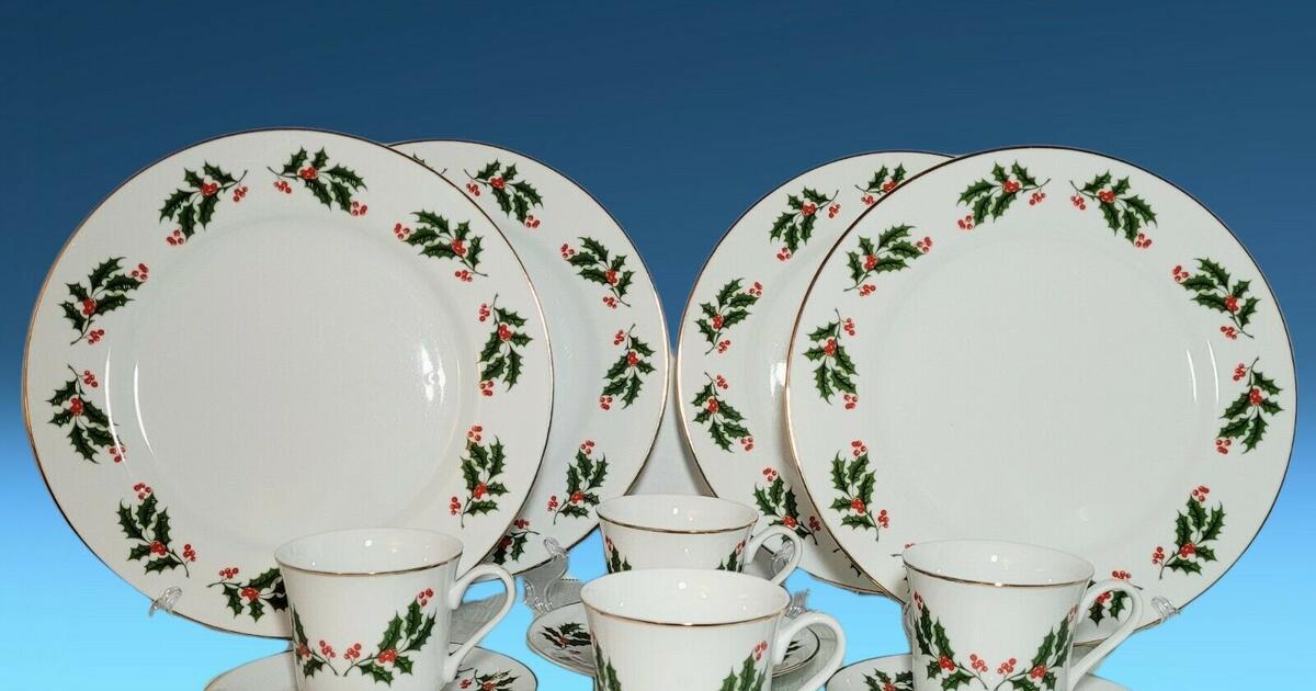 brand new in box all the trimmings 12 piece dinnerware set for $20 in Silver Spring, MD | For ...