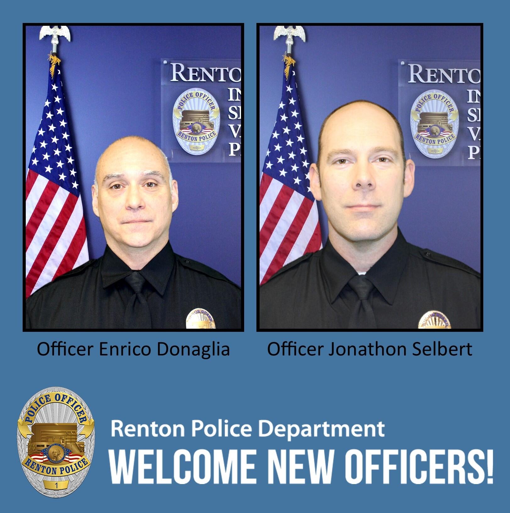 WE ARE PLEASED TO INTRODUCE TWO OF OUR NEWEST OFFICERS! (Renton Police ...