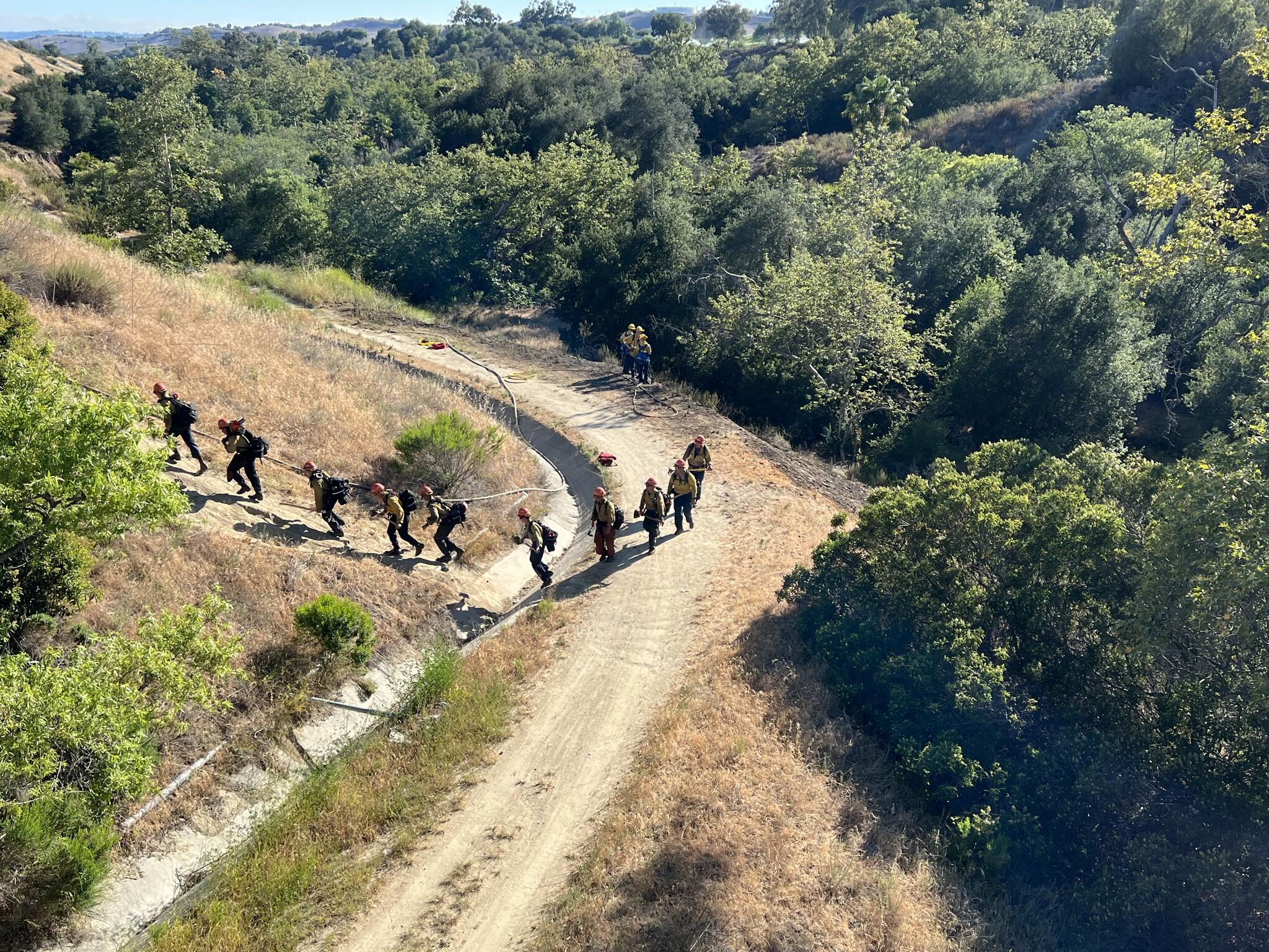 Vegetation fire today in RSM held in check. (Orange County Fire ...