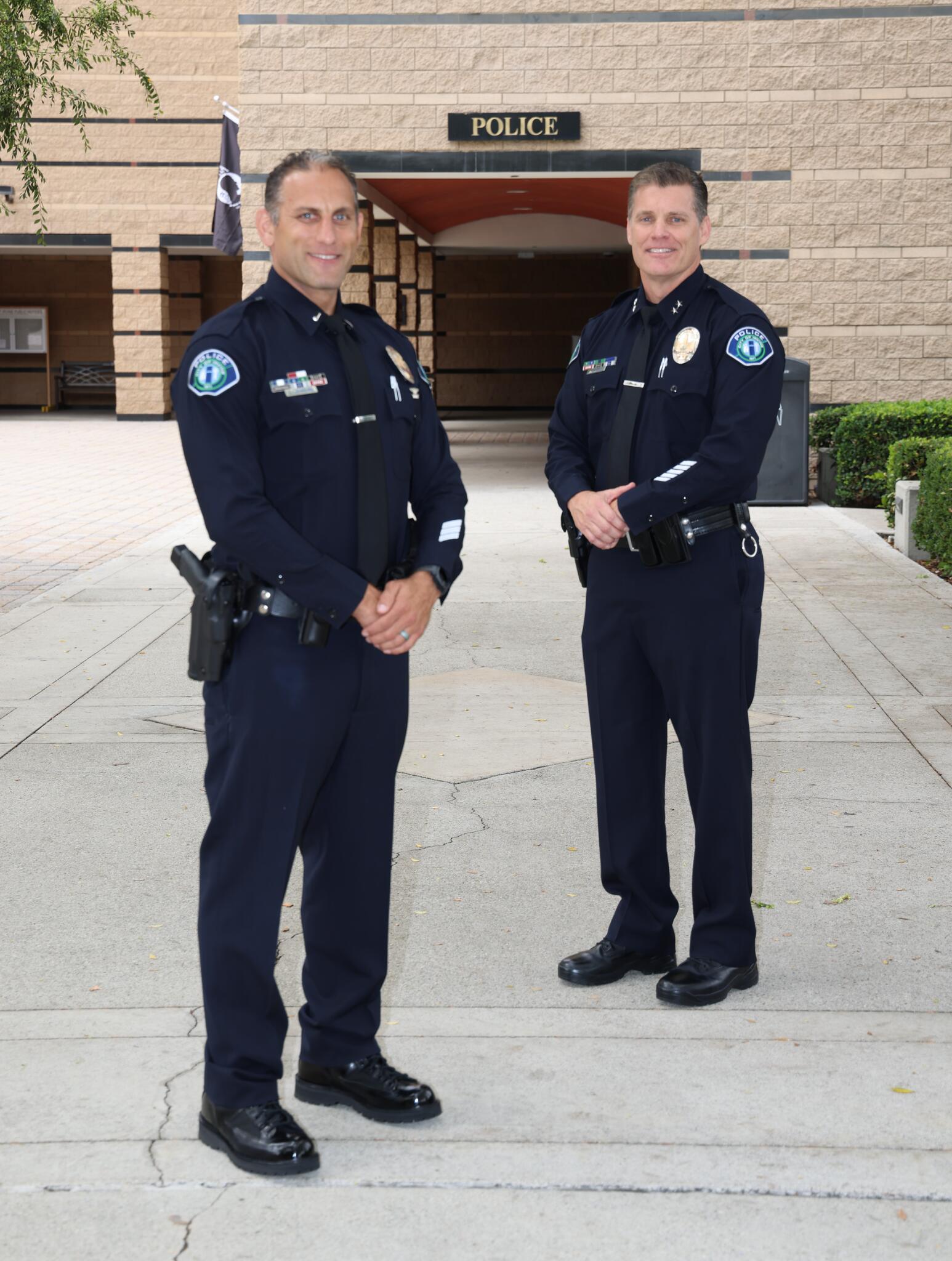 Irvine Police Chief Hamel Promotes Lieutenant and Commander (Irvine ...
