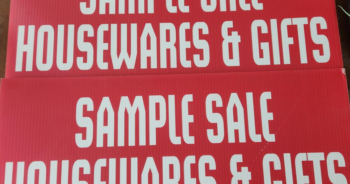 SAMPLE SALE HOUSEWARES & GIFT JUNE 1ST for Free in Centennial, CO | For ...