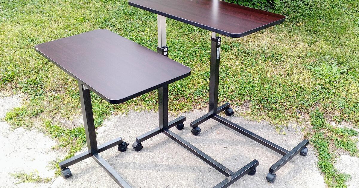 Overbed Tables - Adjustable height and locking rollers for $35 in ...