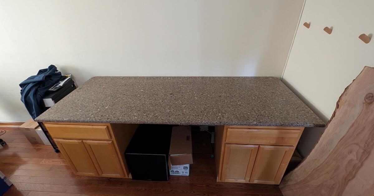 Granite Top Desk with Cabinets for Free in Charlotte, NC | For Sale ...