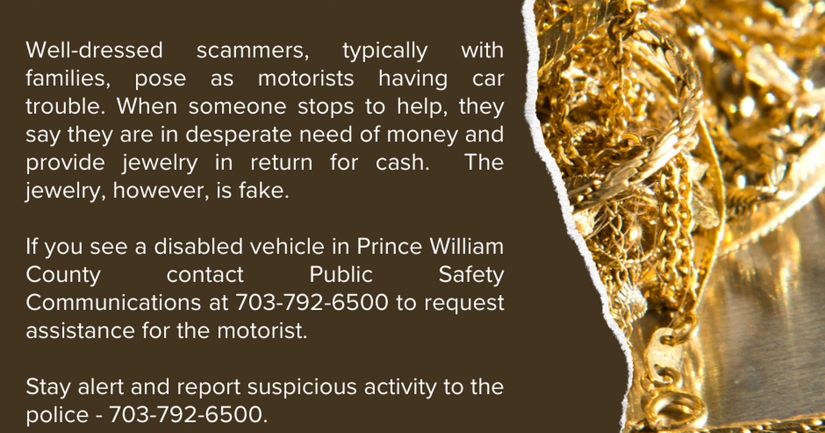 Fake Gold Jewelry Scam — Nextdoor