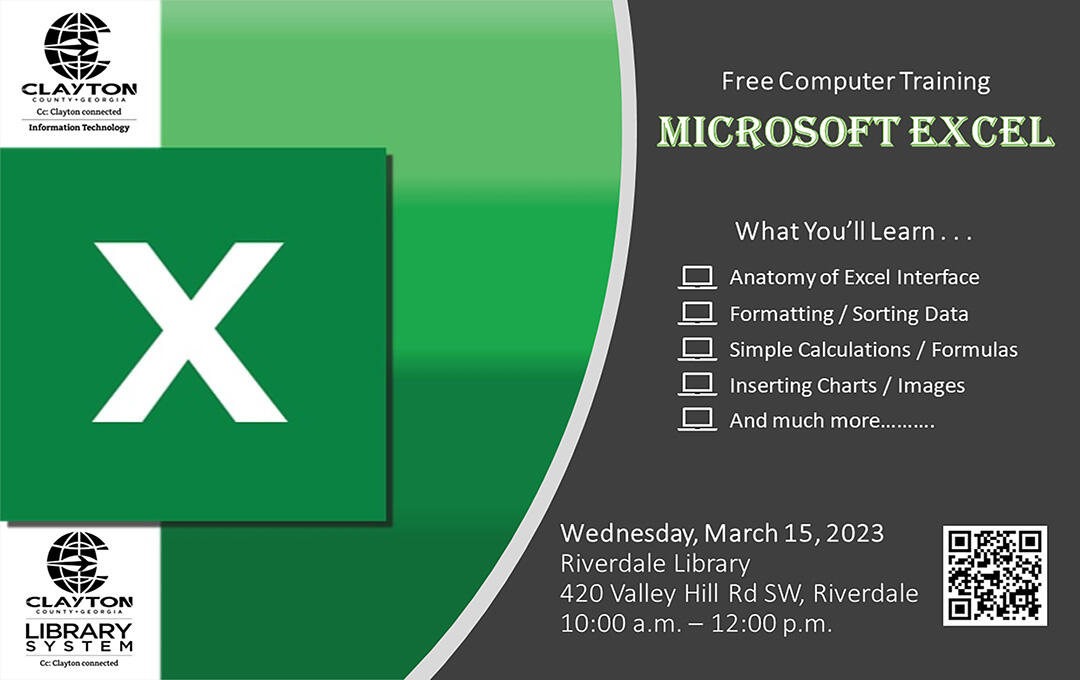 This course will cover the basics of Excel: anatomy of the spreadsheet ...