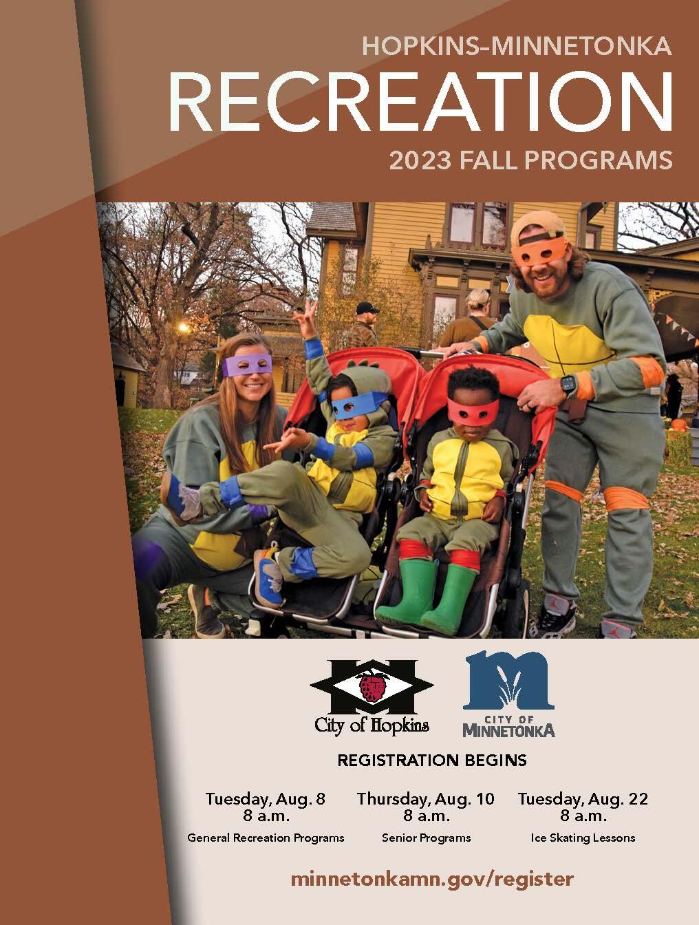 Registration for fall #HopkinsMinnetonkaRecreation programs is now open ...