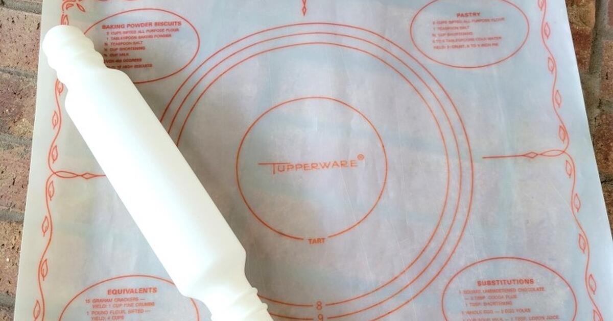Tupperware pastry mat and rolling pin for $16 in Humble, TX | For Sale ...
