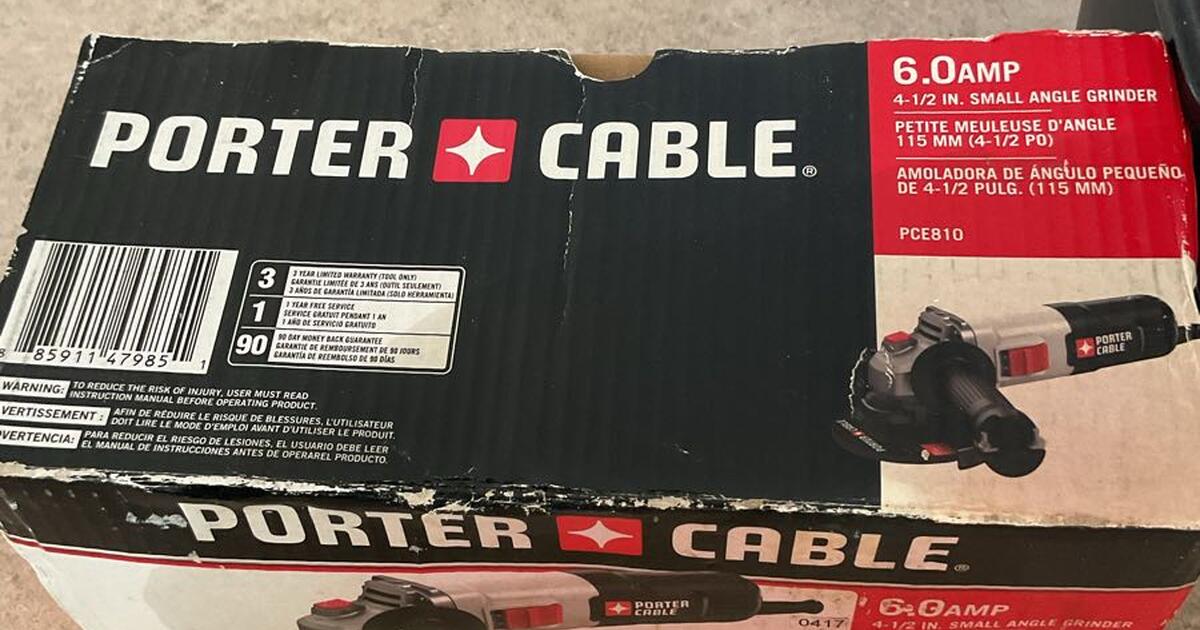 Porter Cable 6.0 Amp Angle Grinder for $25 in The Villages, FL | For ...