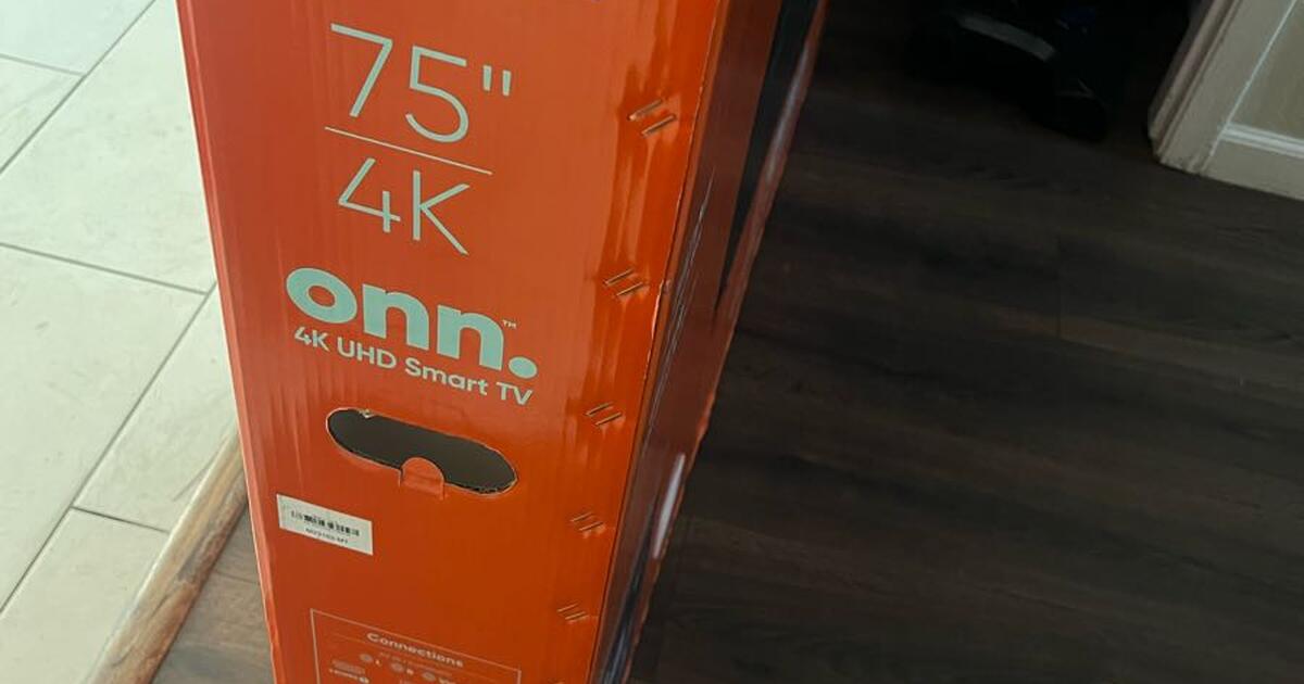 Brand new 75” TV still in box- 4K Roku for $450 in Glendale, AZ | For ...